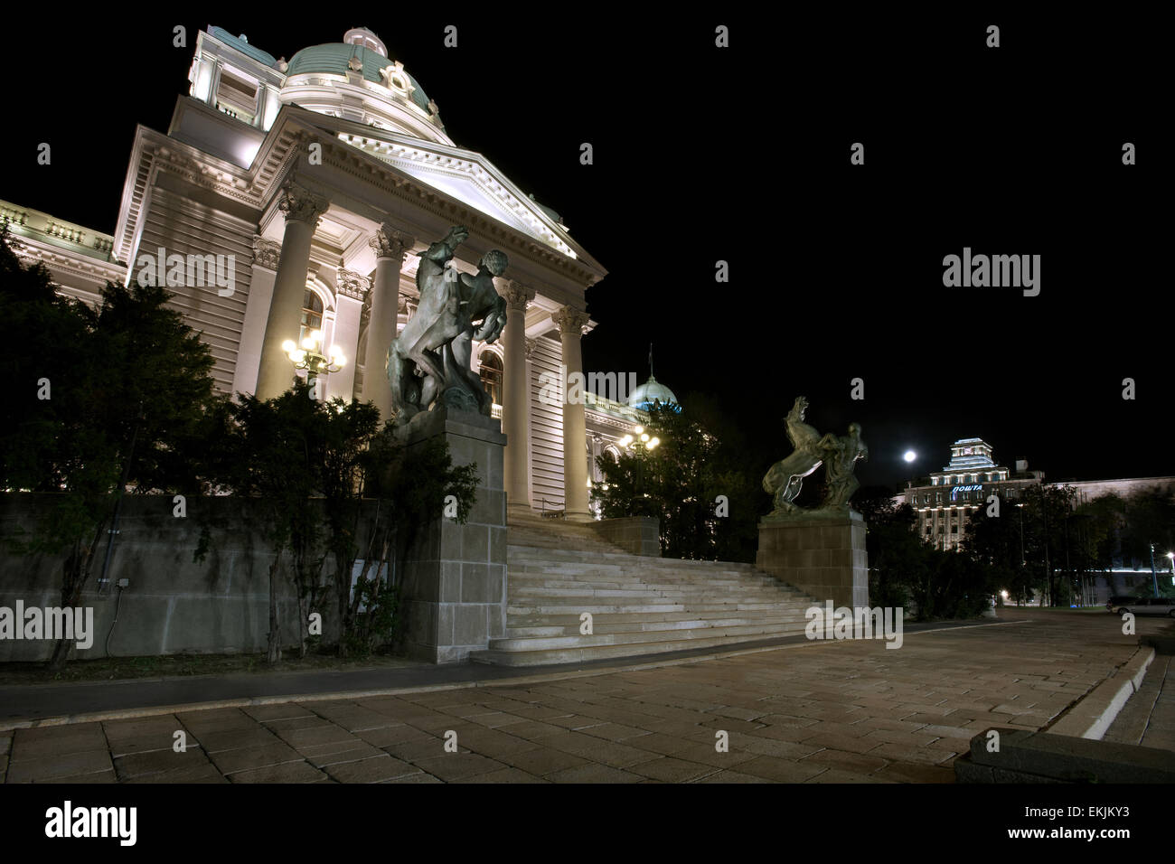 The national assembly building, Belgrade, Serbia Stock Photo - Alamy