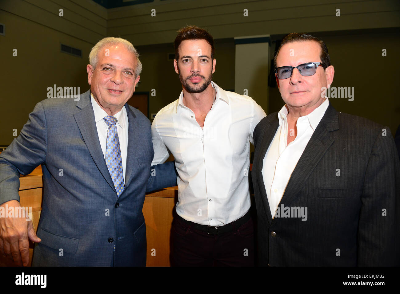 William Levy receives the key to the city of Miami Featuring: Mayor ...