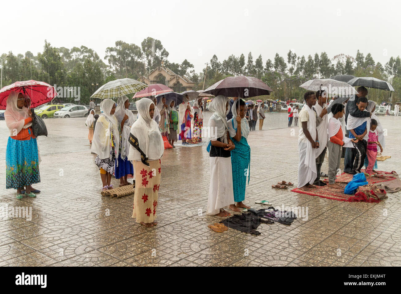 Addis Ababa, Ethiopia. 10th Apr, 2015. Devoted Ethiopian Orthodox ...