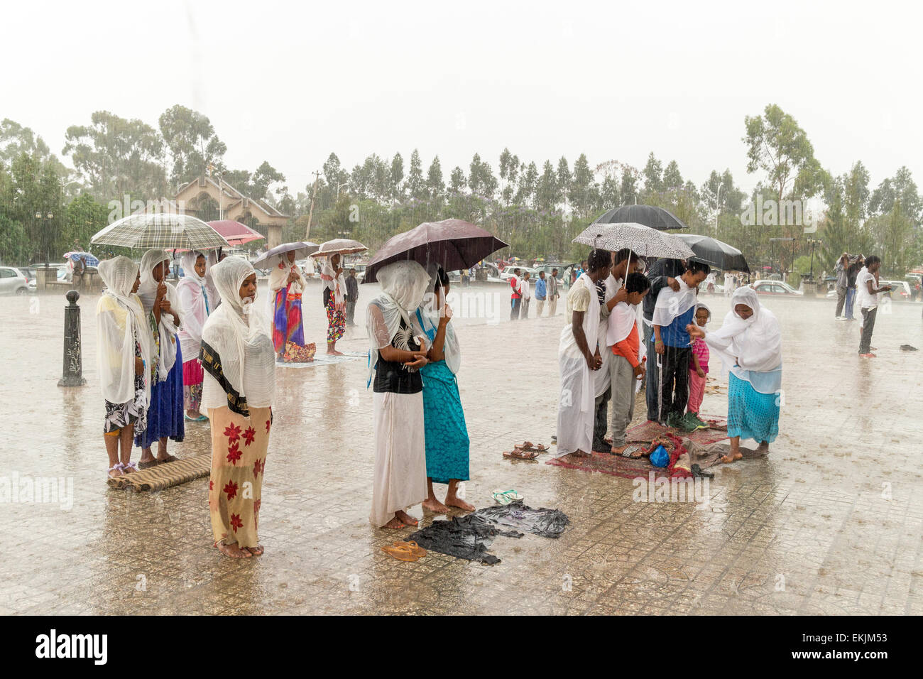 Addis Ababa, Ethiopia. 10th Apr, 2015. Devoted Ethiopian Orthodox ...