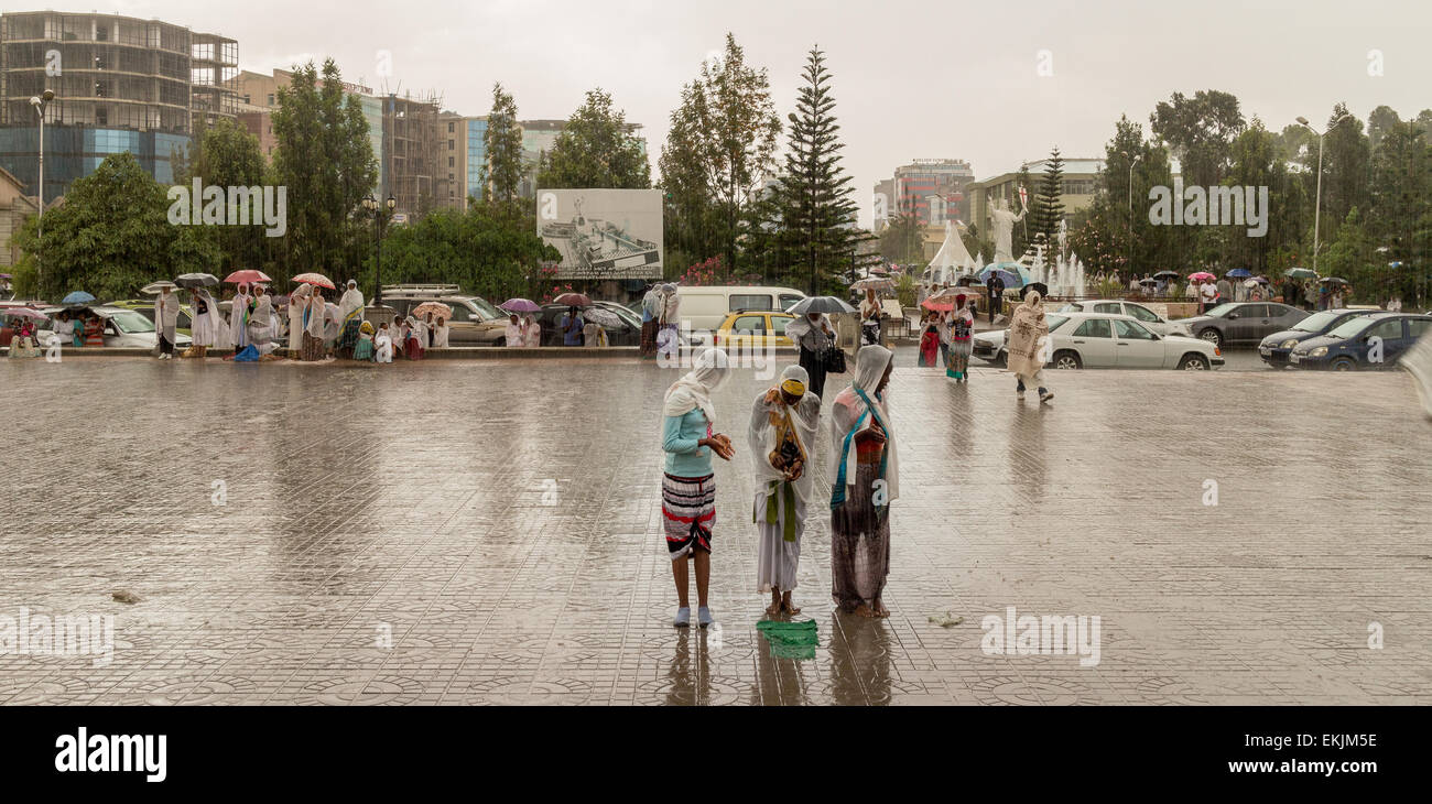 Addis Ababa, Ethiopia. 10th Apr, 2015. Devoted Ethiopian Orthodox ...