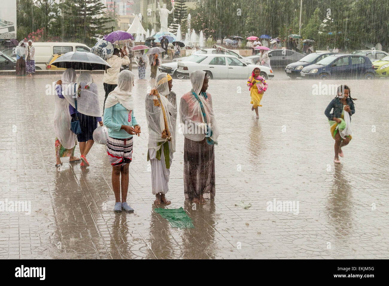 Addis Ababa, Ethiopia. 10th Apr, 2015. Devoted Ethiopian Orthodox ...