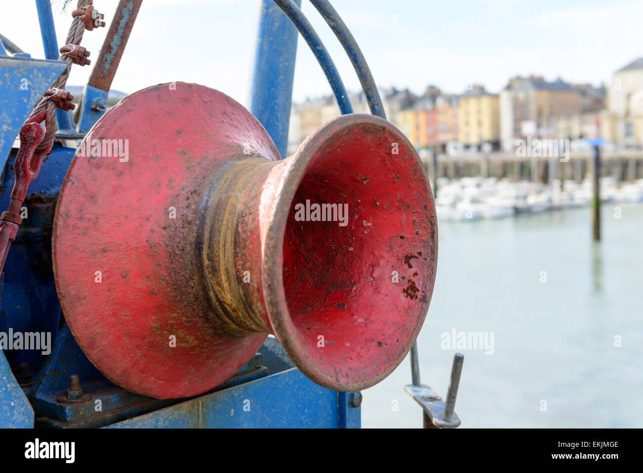 Ship winch hi-res stock photography and images - Alamy