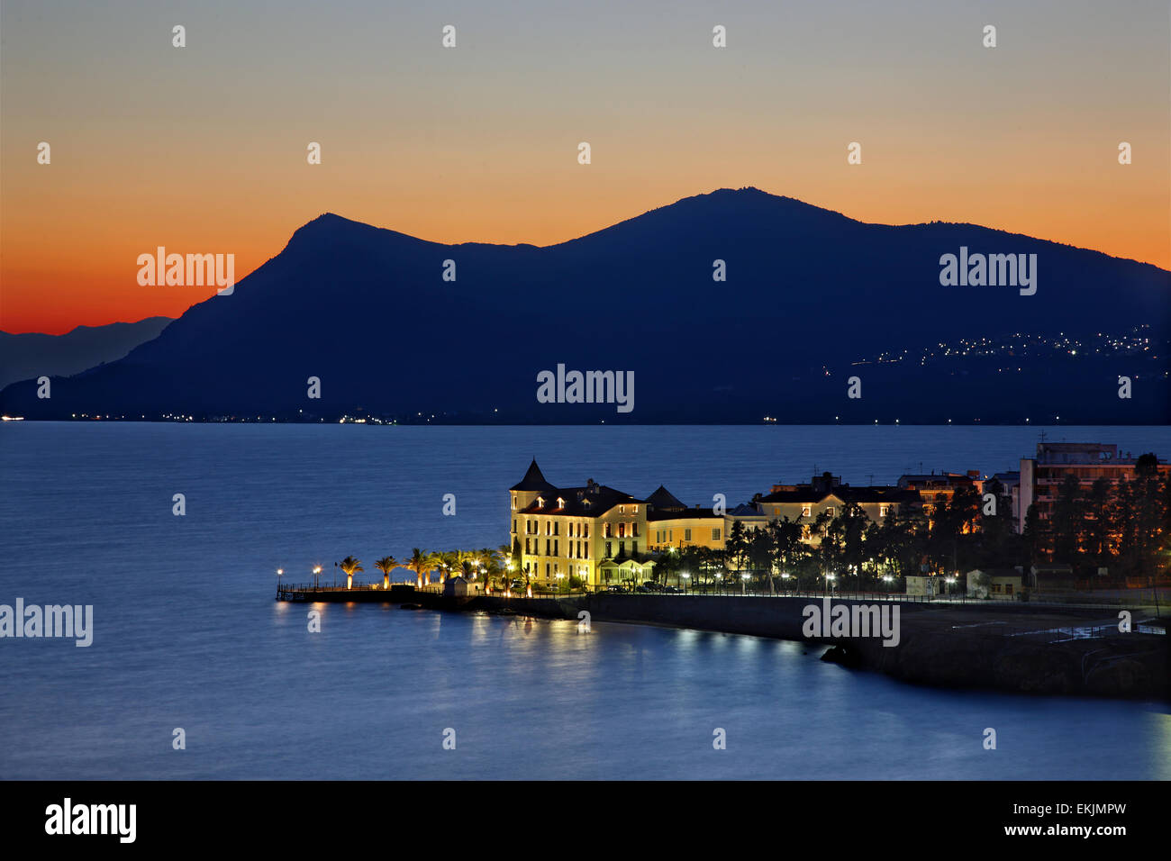 "Thermae Sylla Spa", the most famous building of Edipsos ("Aidipsos ...