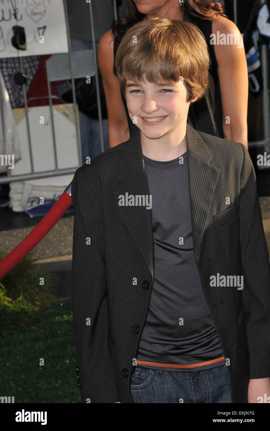 LOS ANGELES, CA - AUGUST 7, 2012: C.J. Adams at the world premiere of ...