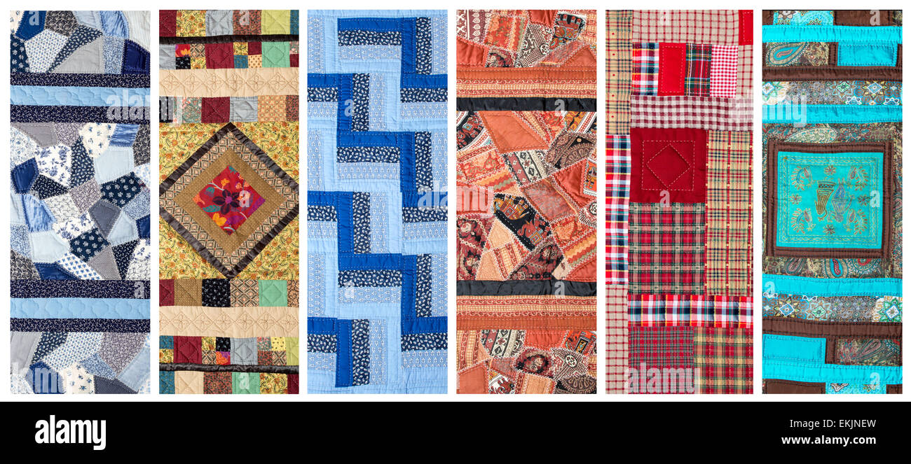 different colored patchworks Stock Photo - Alamy