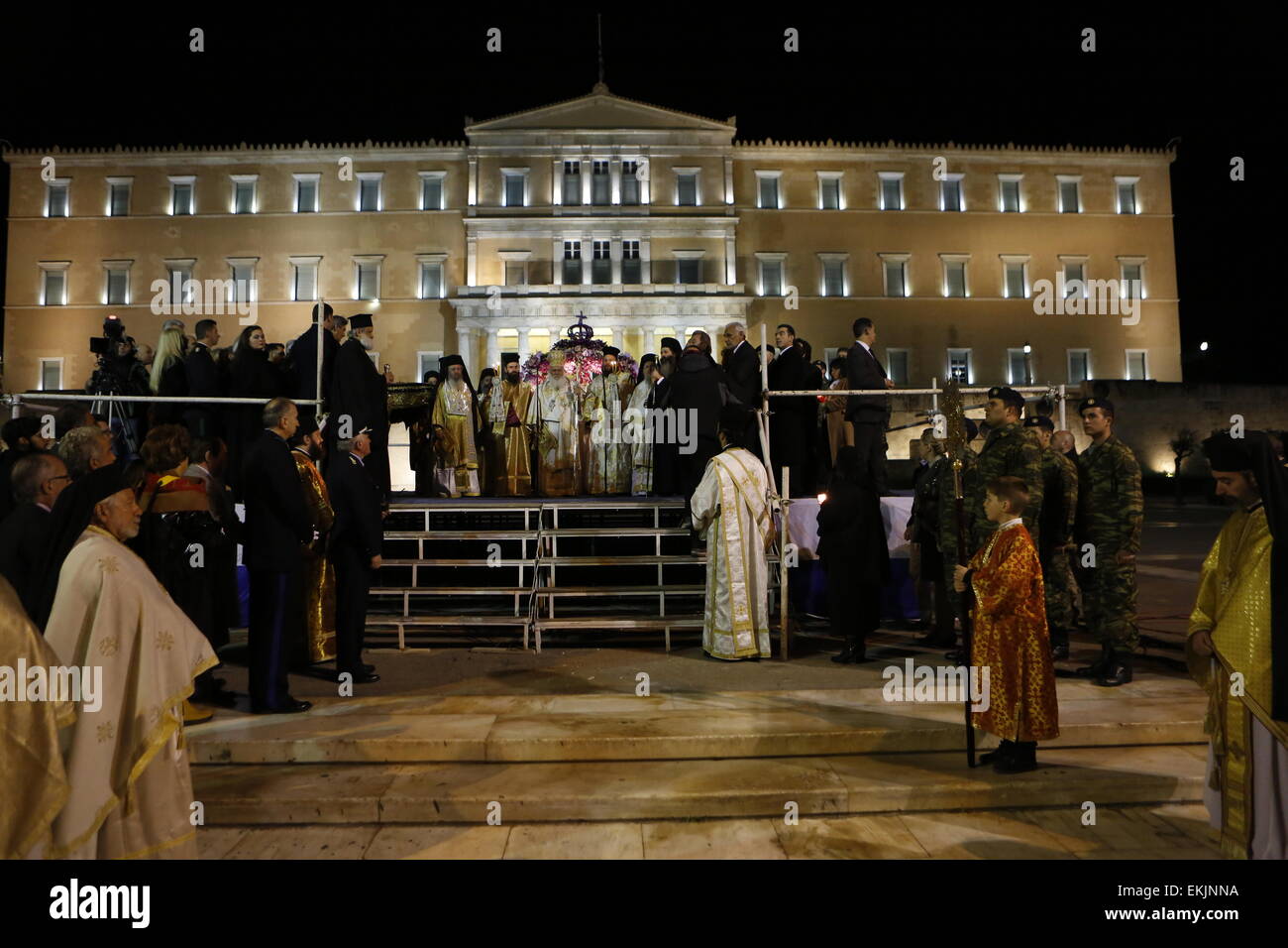 Greek orthodox procession athens hi-res stock photography and images ...
