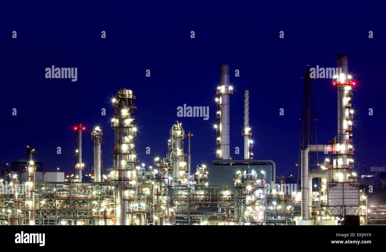 Oil refinery petrochemical plant bangkok hi-res stock photography and ...