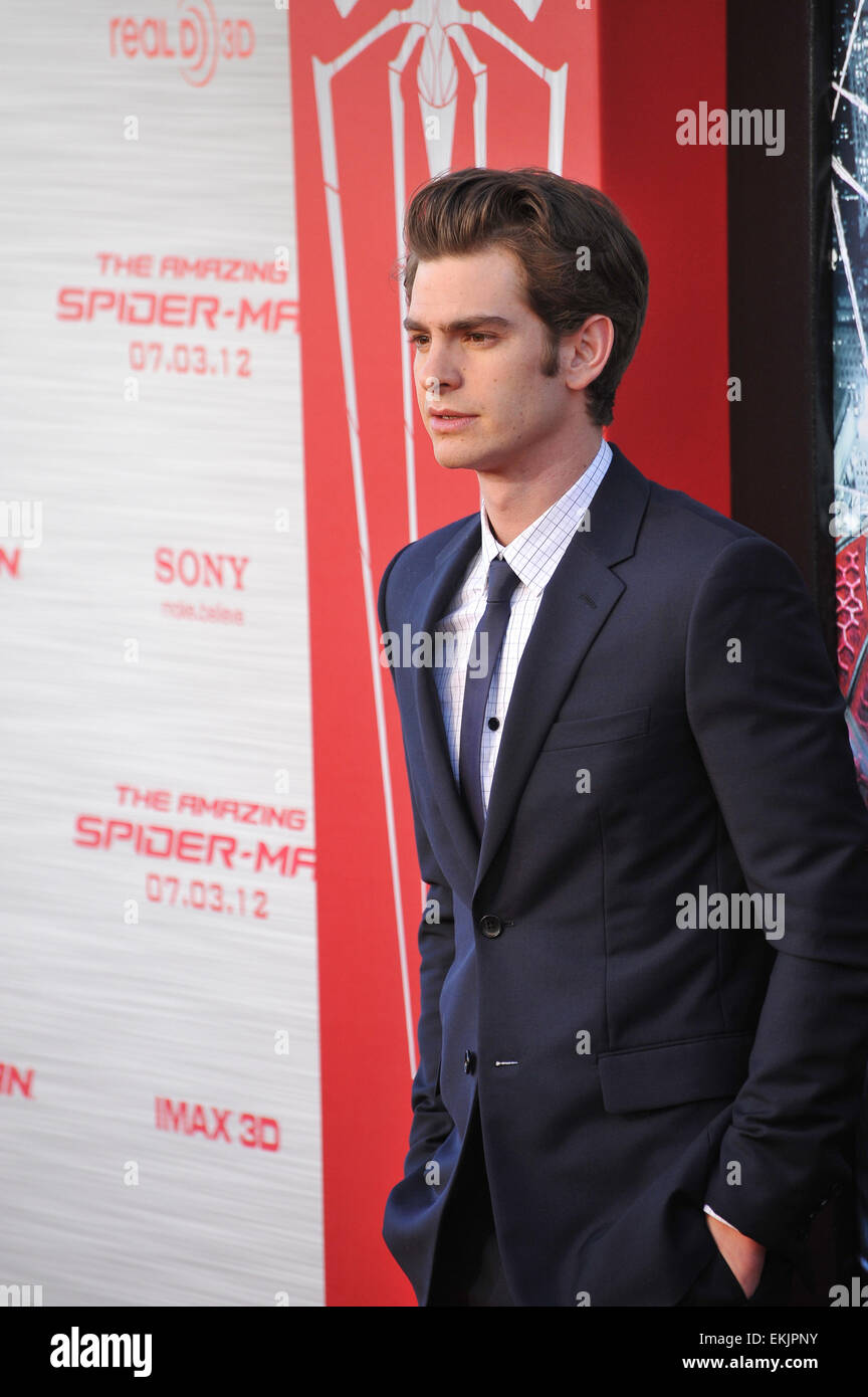 Andrew garfield the amazing spider man hi-res stock photography and ...
