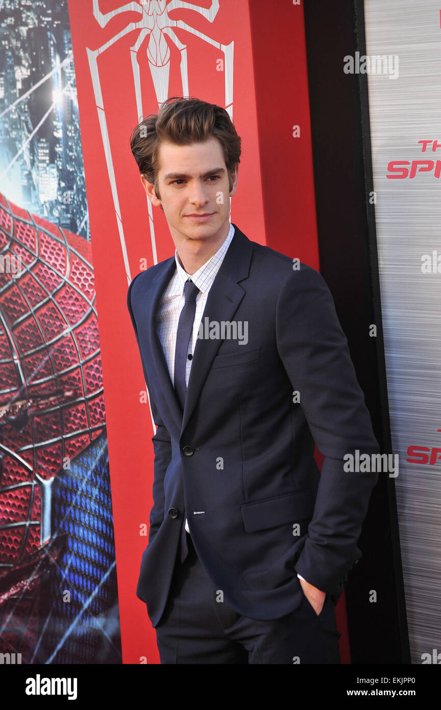 Andrew garfield the amazing spider man hi-res stock photography and ...