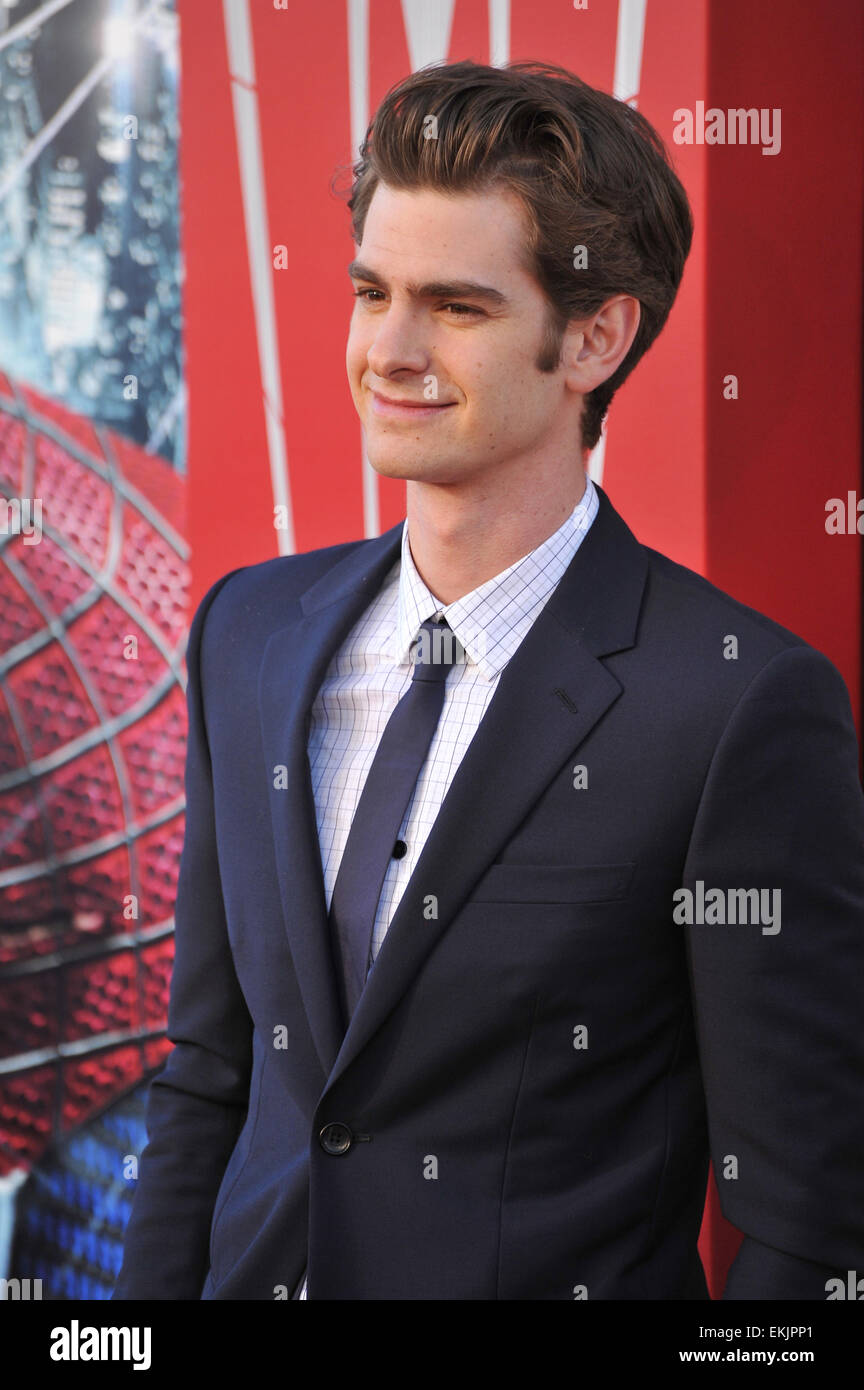 LOS ANGELES, CA - JUNE 29, 2012: Andrew Garfield at the world premiere ...