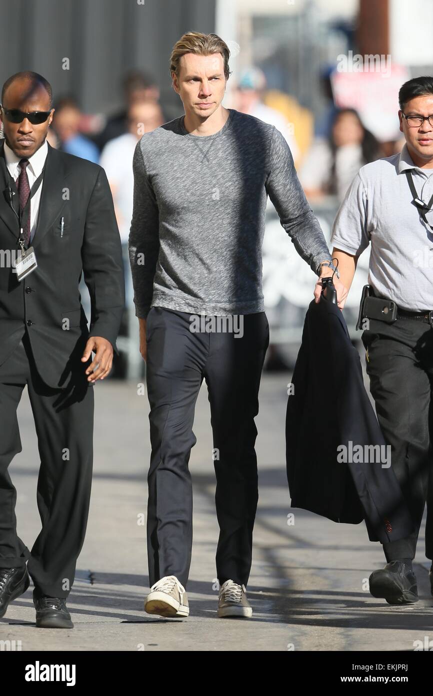 Celebrities arrive for a taping of 'The Jimmy Kimmel Live!' show ...