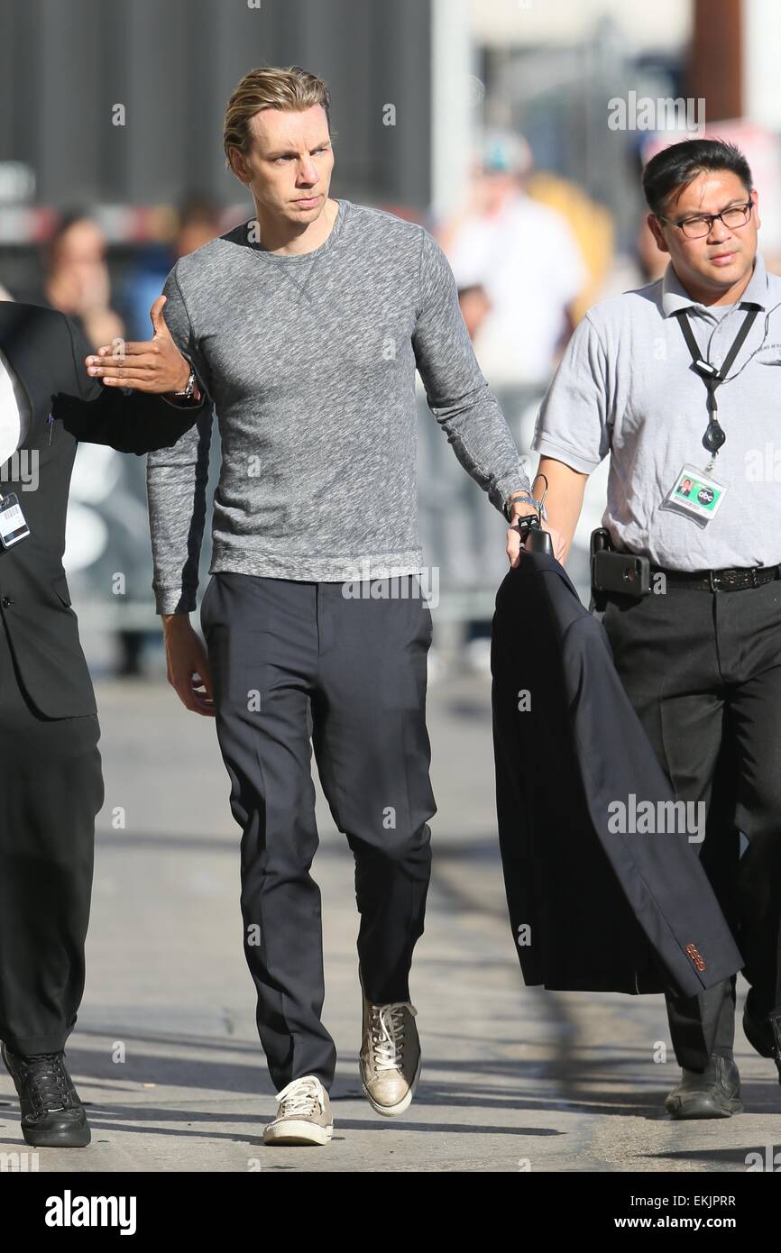 Celebrities arrive for a taping of 'The Jimmy Kimmel Live!' show ...