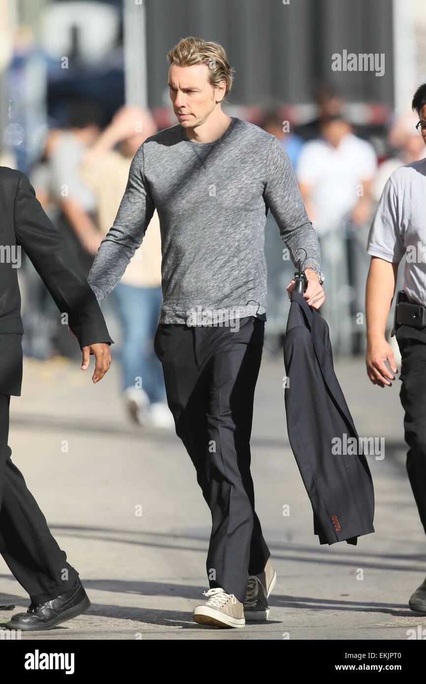 Celebrities arrive for a taping of 'The Jimmy Kimmel Live!' show ...