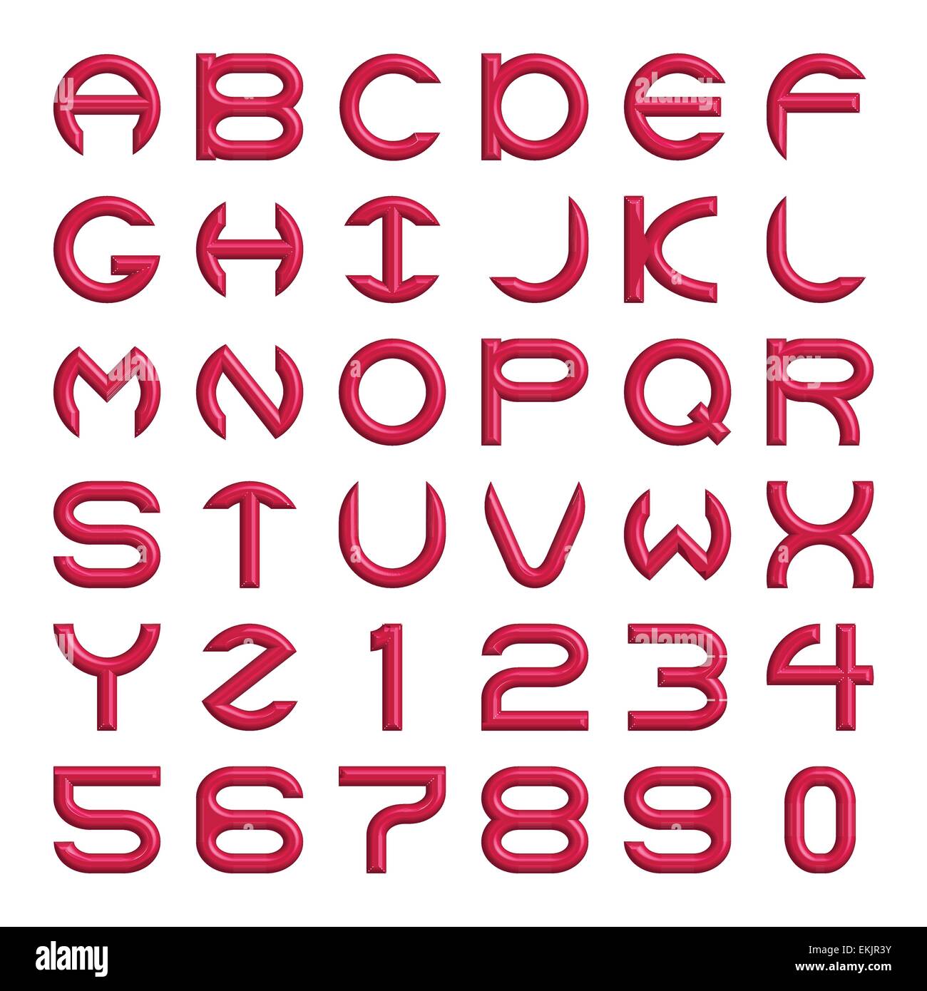 Alphabet letter written on Stock Vector Images - Alamy