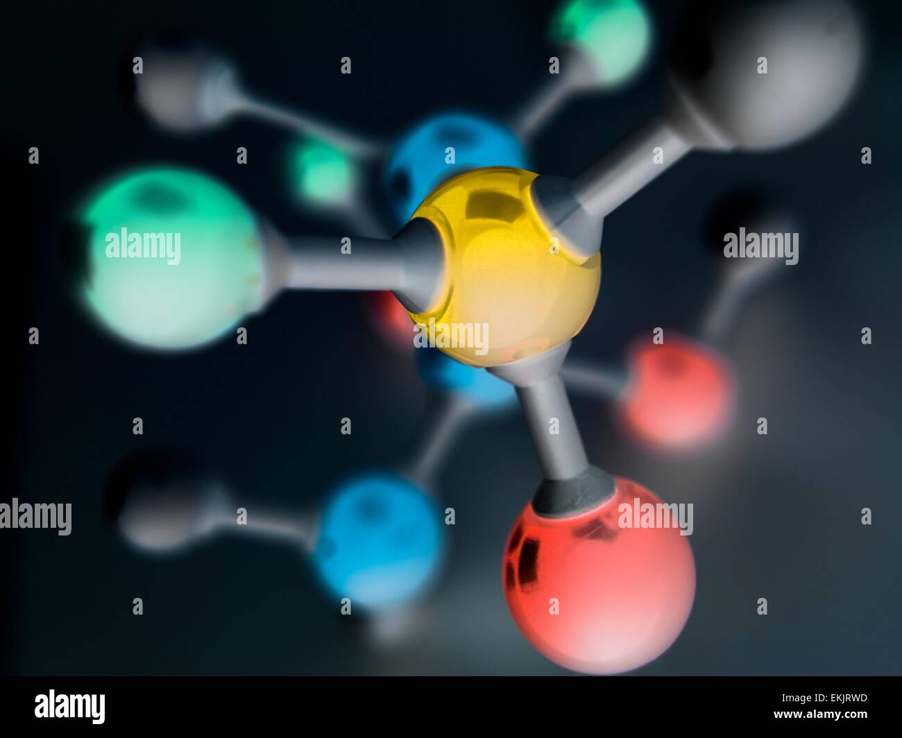 ball and stick model, chemical, chemistry, compound, connections ...
