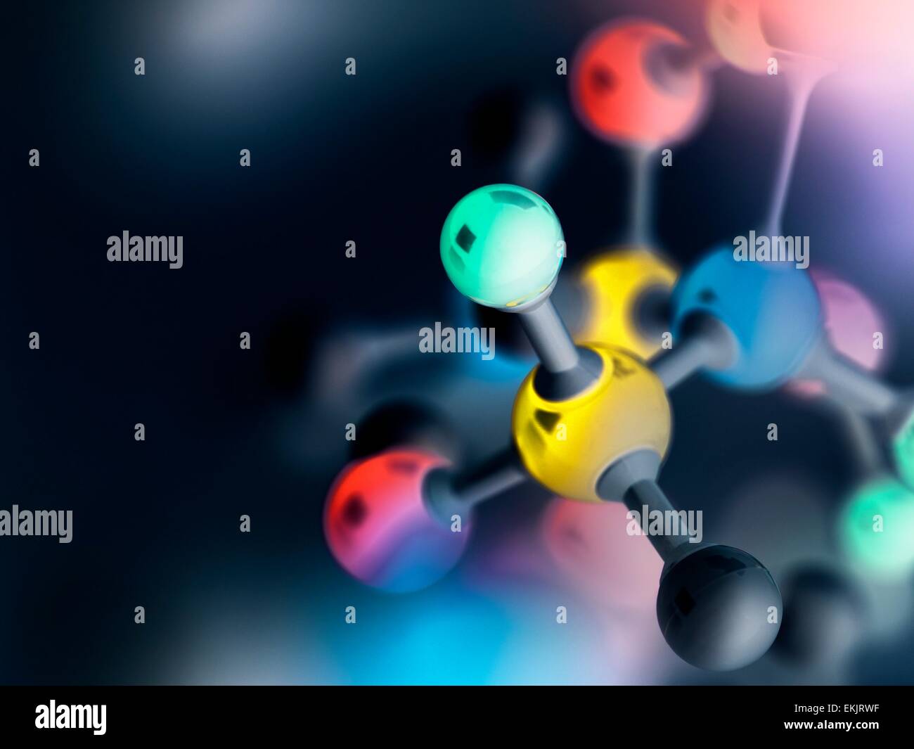 ball and stick model, chemical, chemistry, compound, connections ...