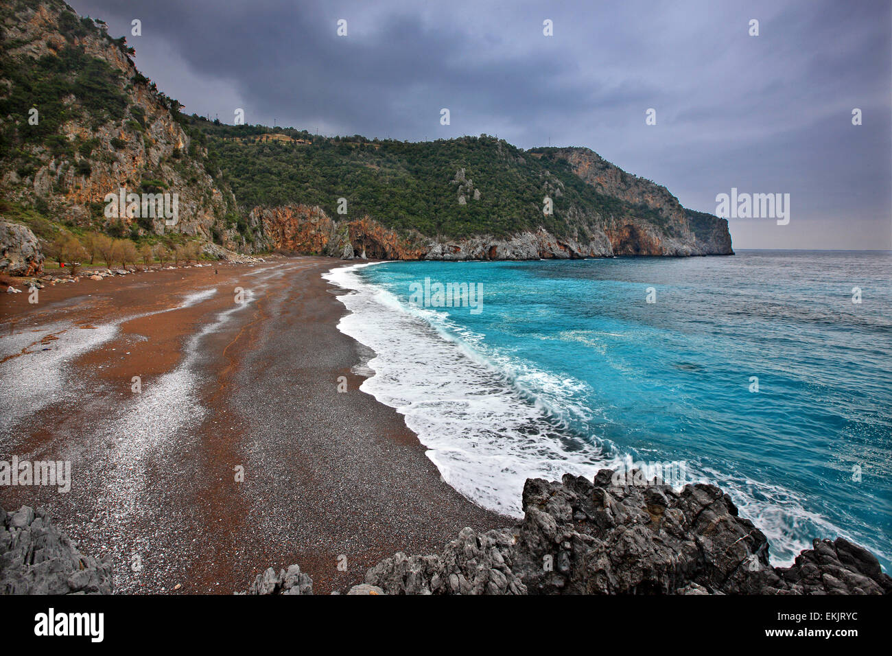 Limnionas beach, Central Evia ("Euboea") island, Greece Stock Photo - Alamy
