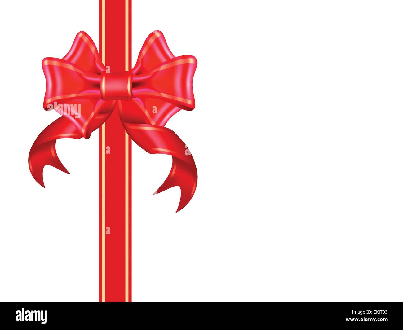 Shiny red ribbon on white background , Illustration Stock Vector Image ...