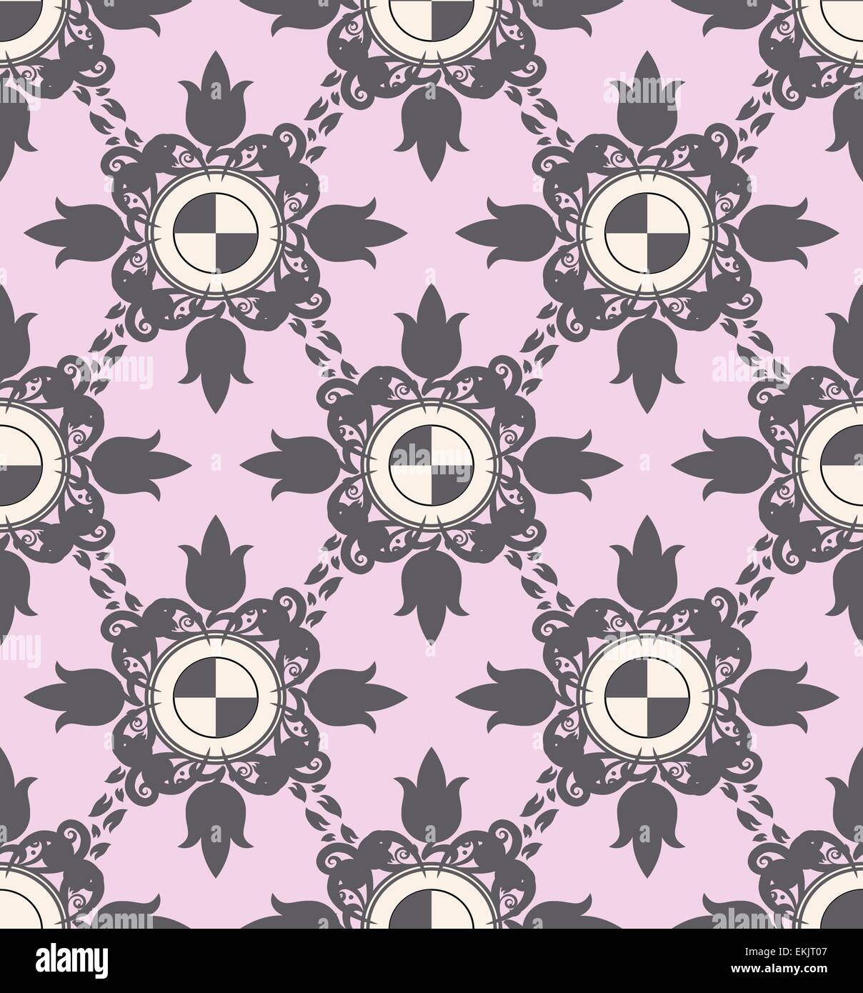 Retro Different Vector Seamless Patterns Tiling Endless Texture Stock Vector Image And Art Alamy