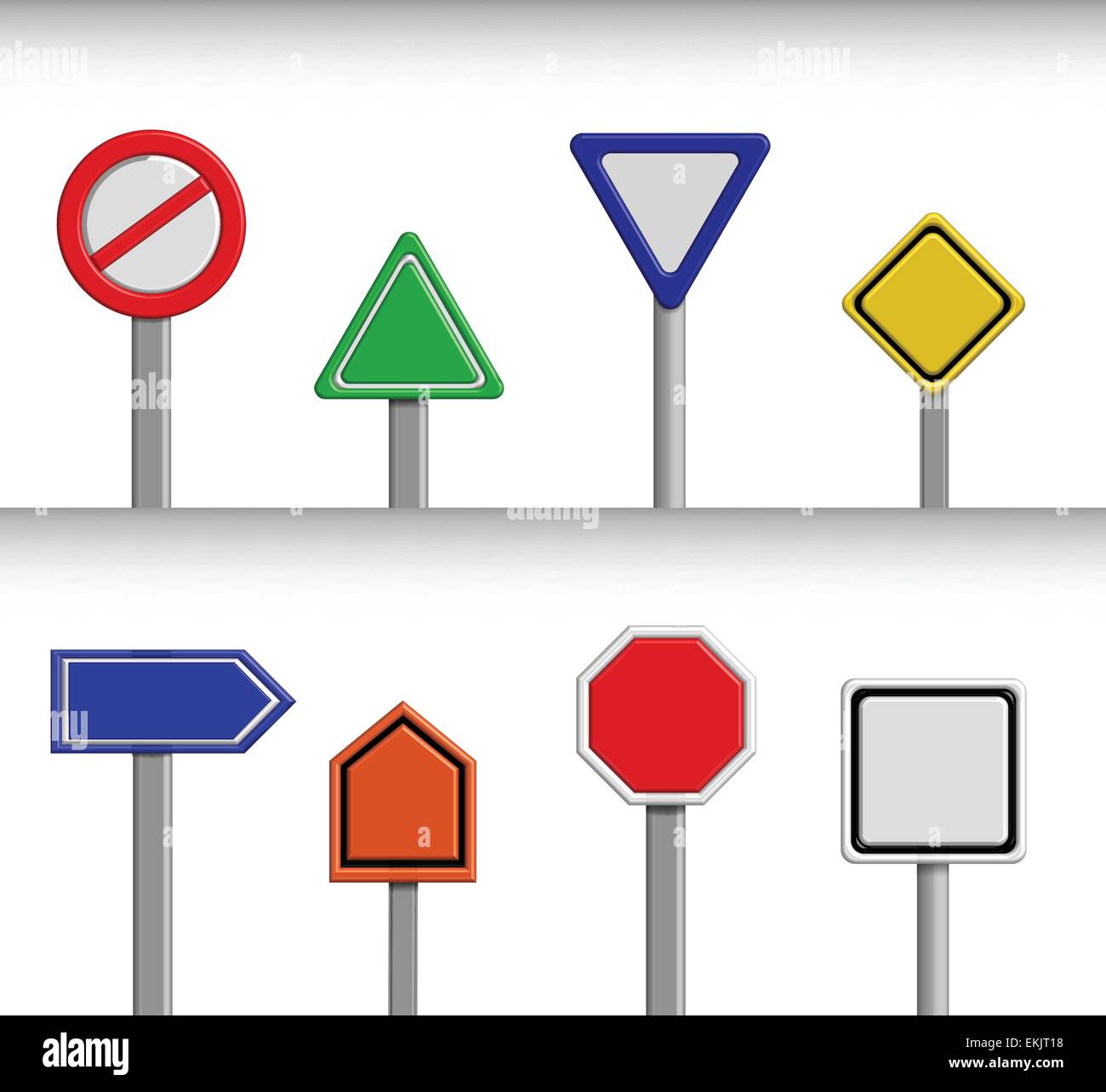 Stop sign blue sky Stock Vector Images - Alamy