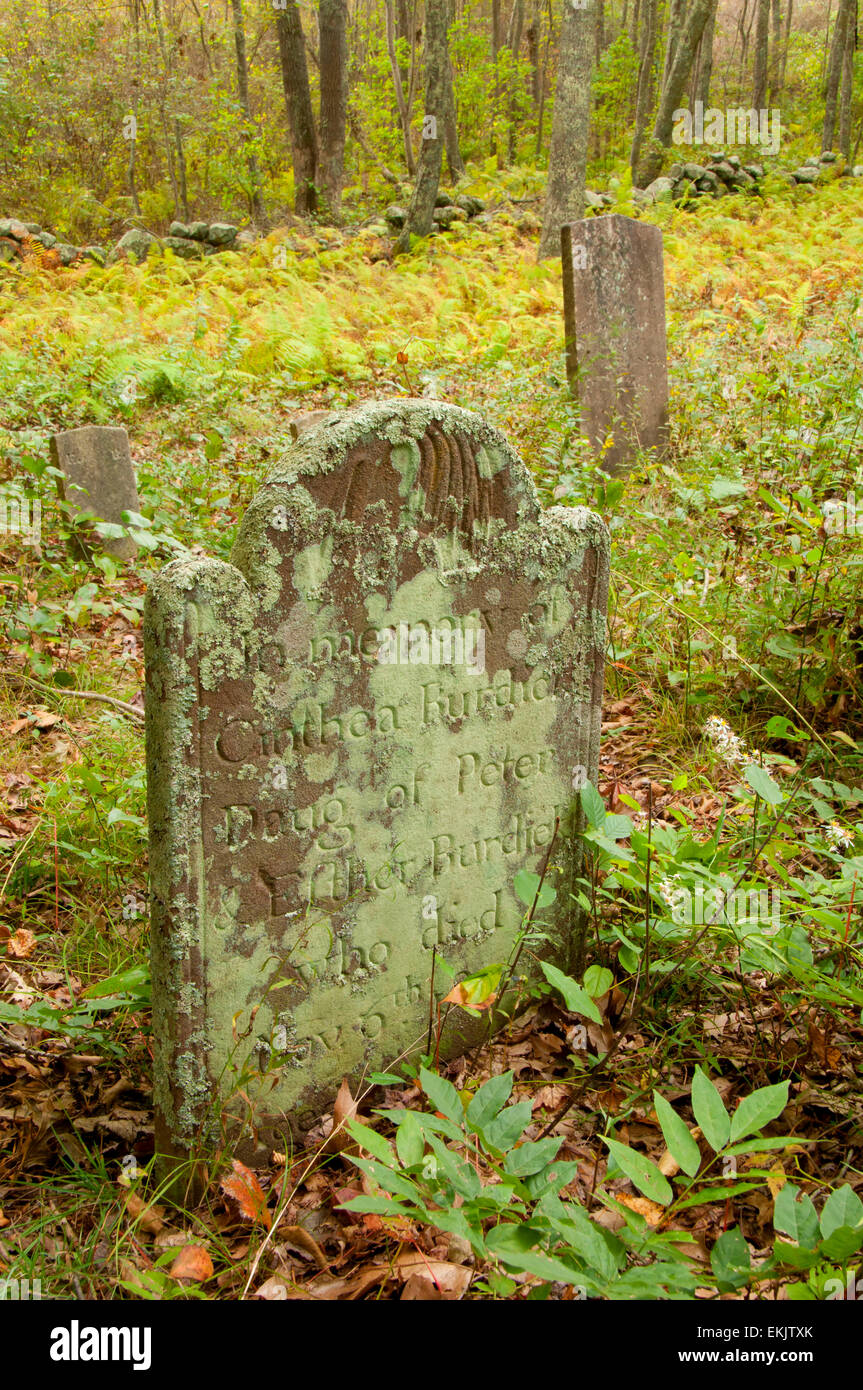 Cemetery, Barn Island Wildlife Management Area, Connecticut Stock Photo ...