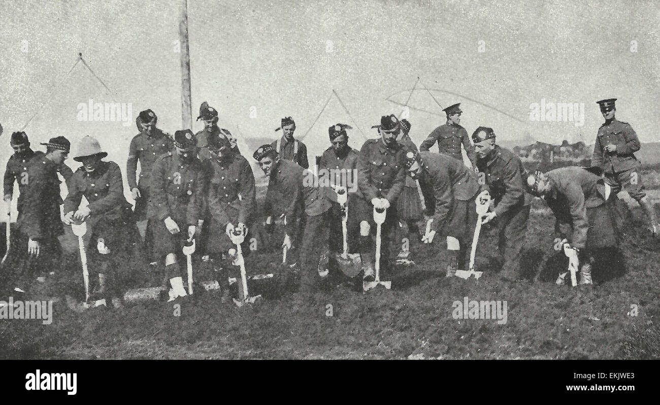 The 48th Highlanders of Toronto, Canada WWI Stock Photo - Alamy