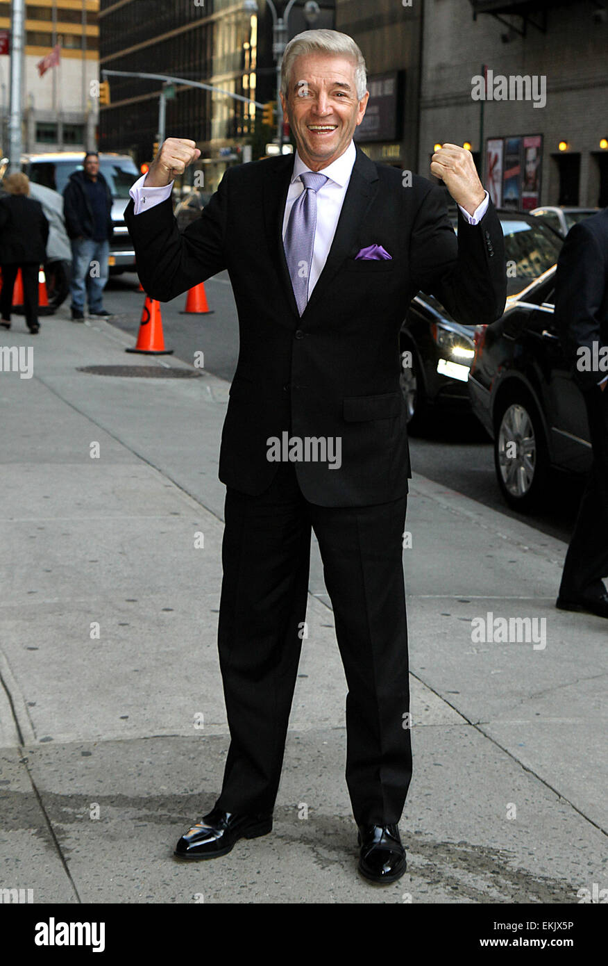 Celebrities at the Ed Sullivan Theater for the 'Late Show with David ...