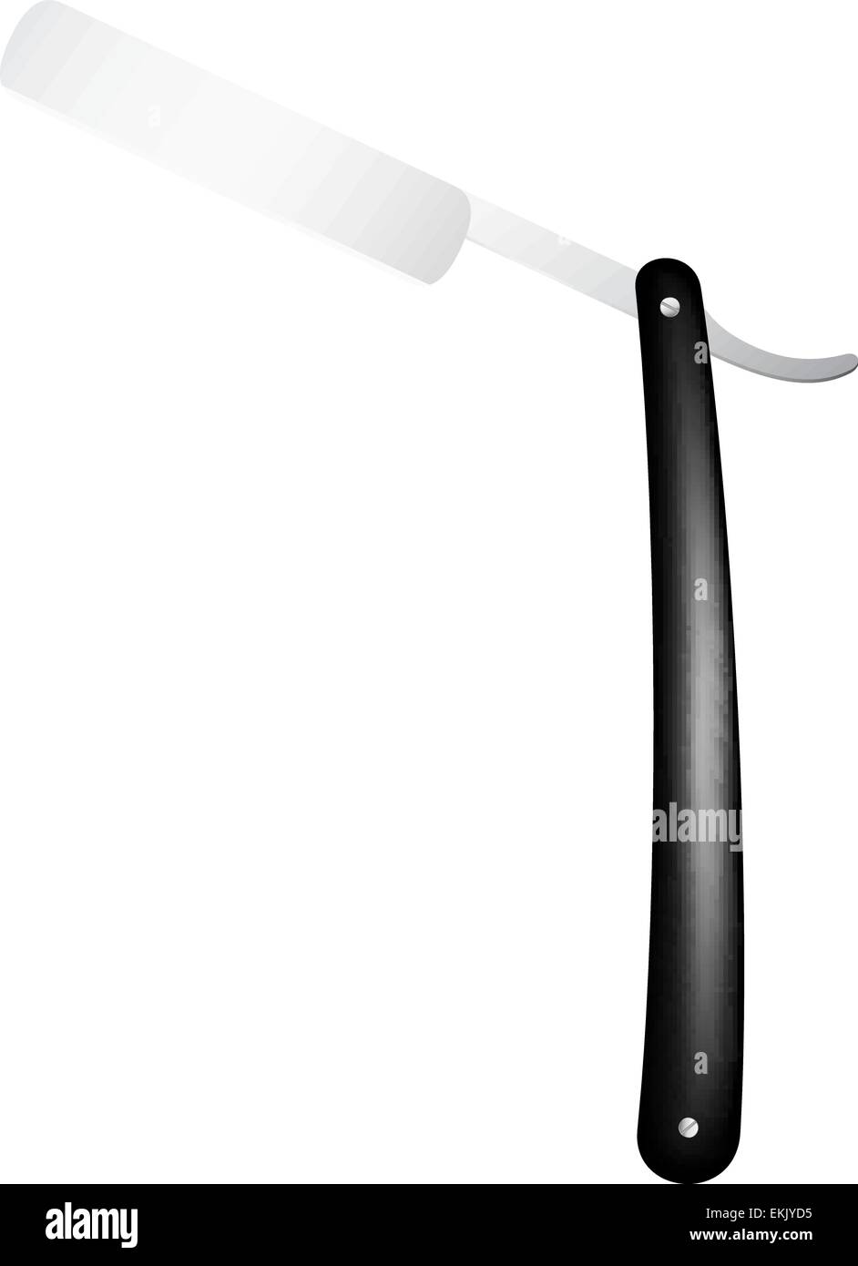 Razor in black and silver design Stock Vector Image & Art - Alamy