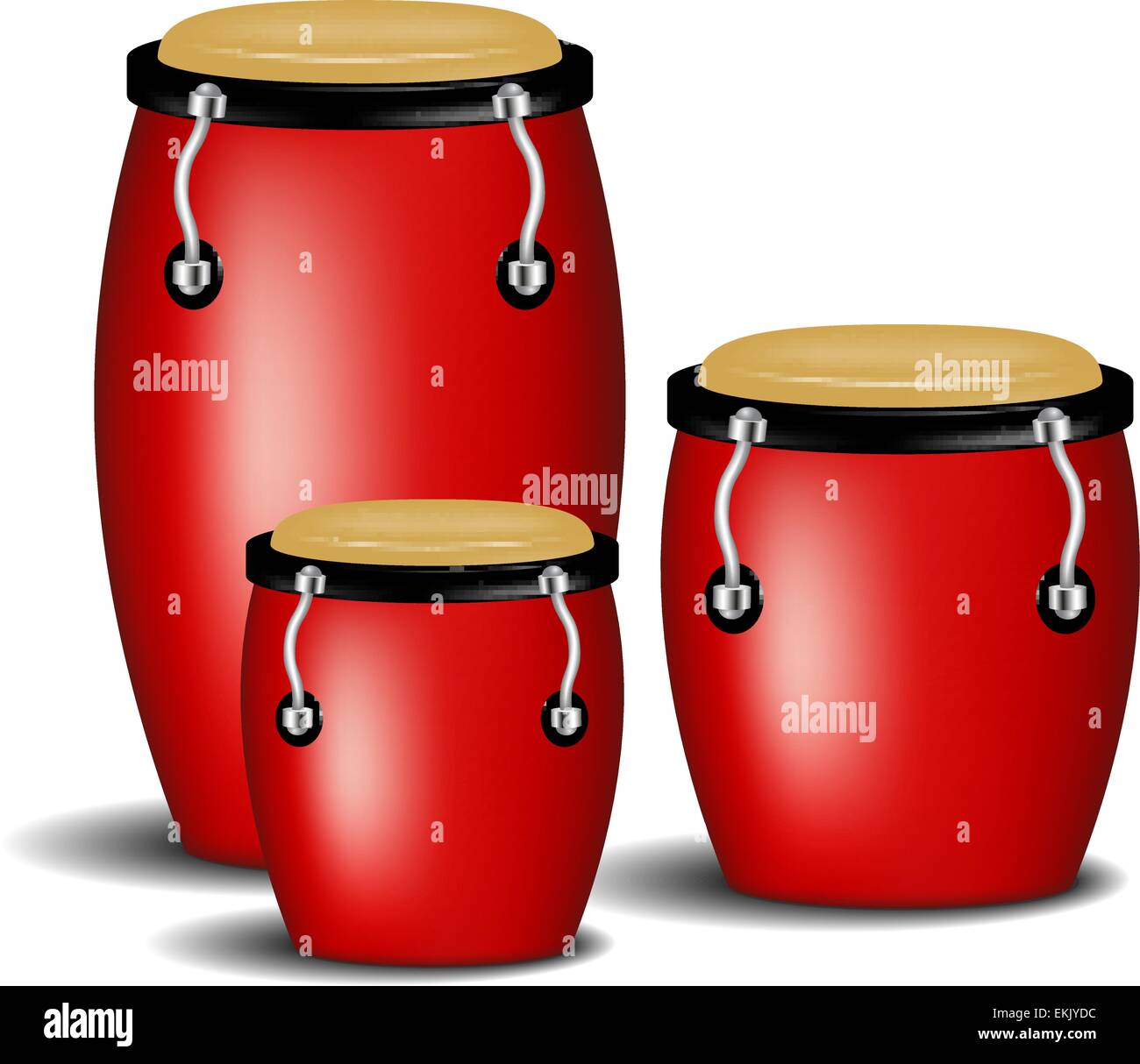 Congas band in red design Stock Vector Image & Art - Alamy