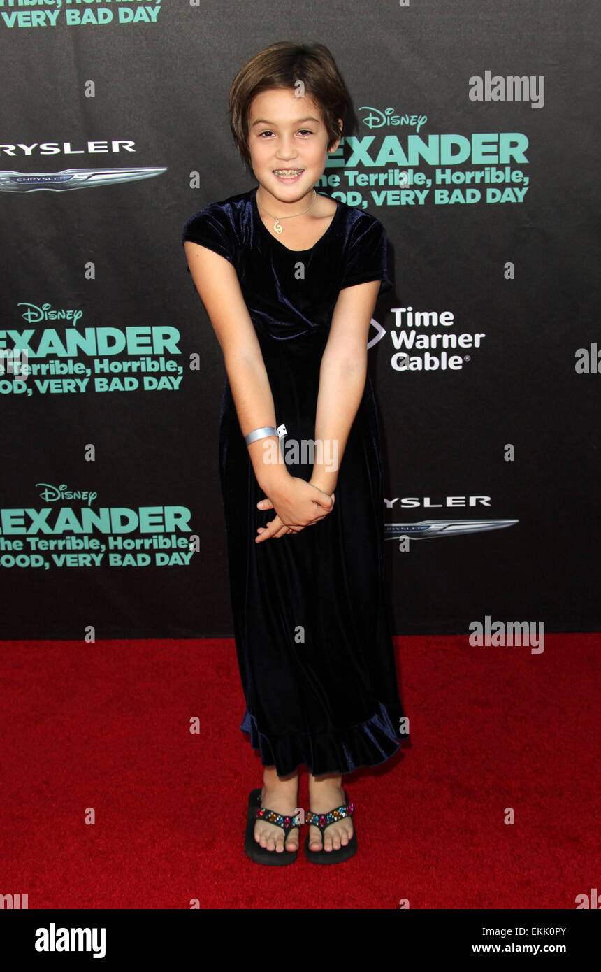 Premiere of Disney's 'Alexander and the Terrible, Horrible, No Good ...