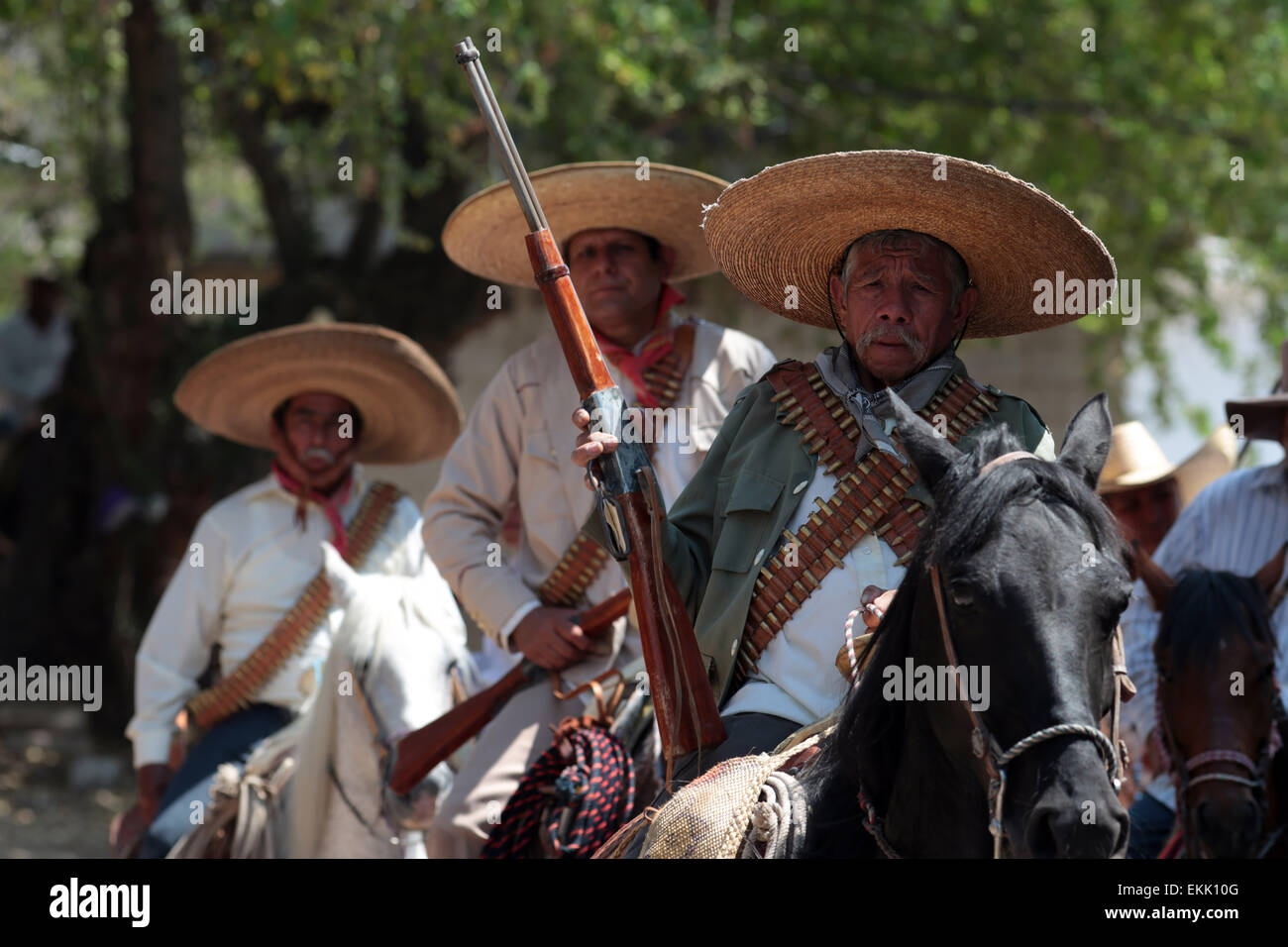 Morelos, Mexico. 10th Apr, 2015. People attend an event in ...