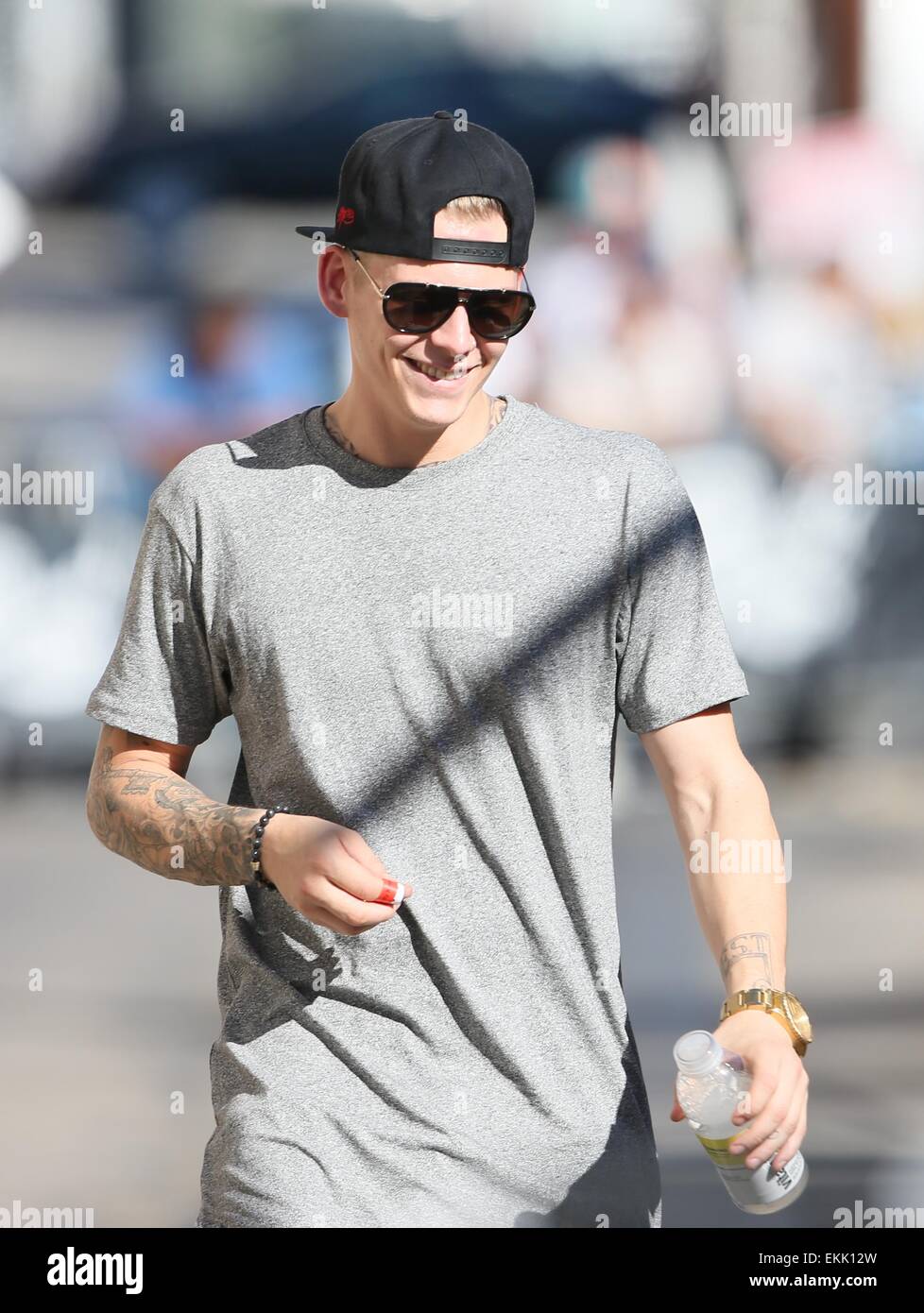 Members of British pop band Rixton at the El Capitan Theatre in ...