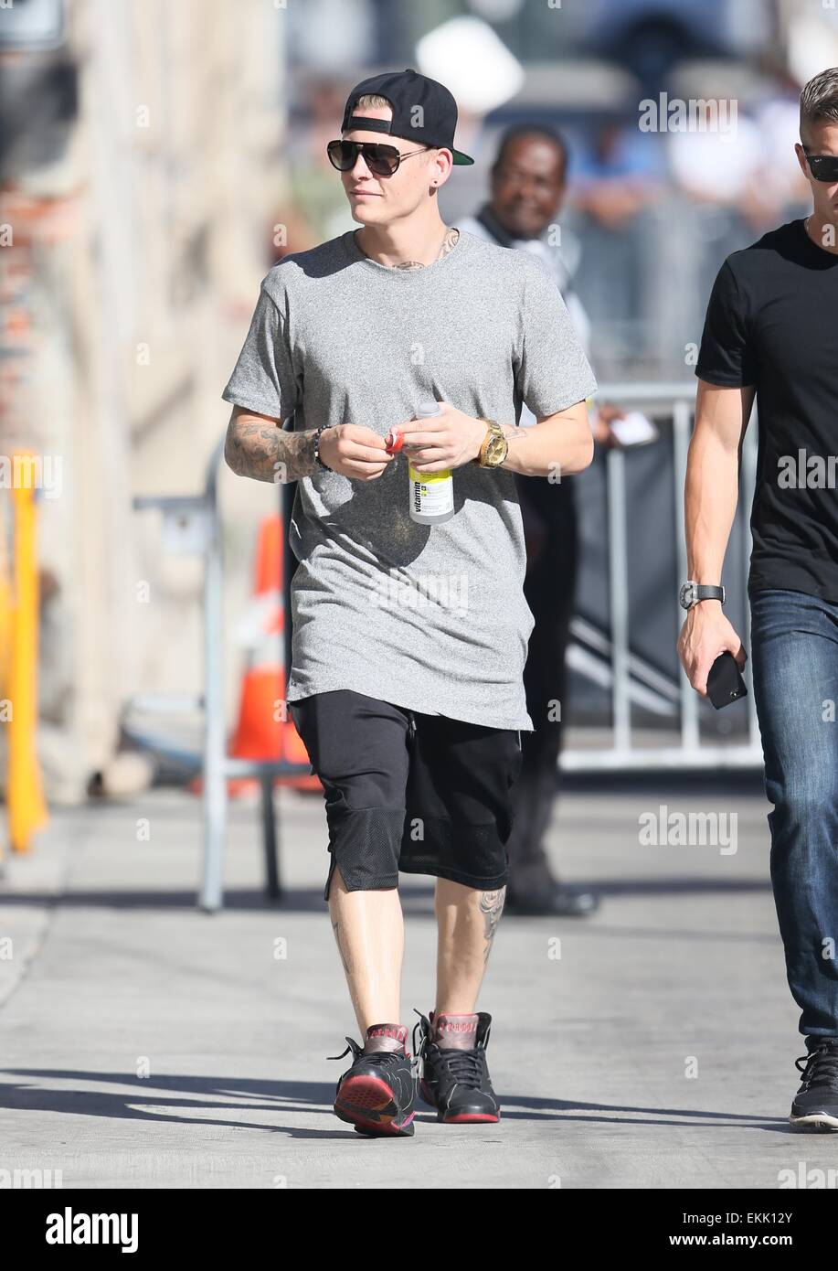 Members of British pop band Rixton at the El Capitan Theatre in ...