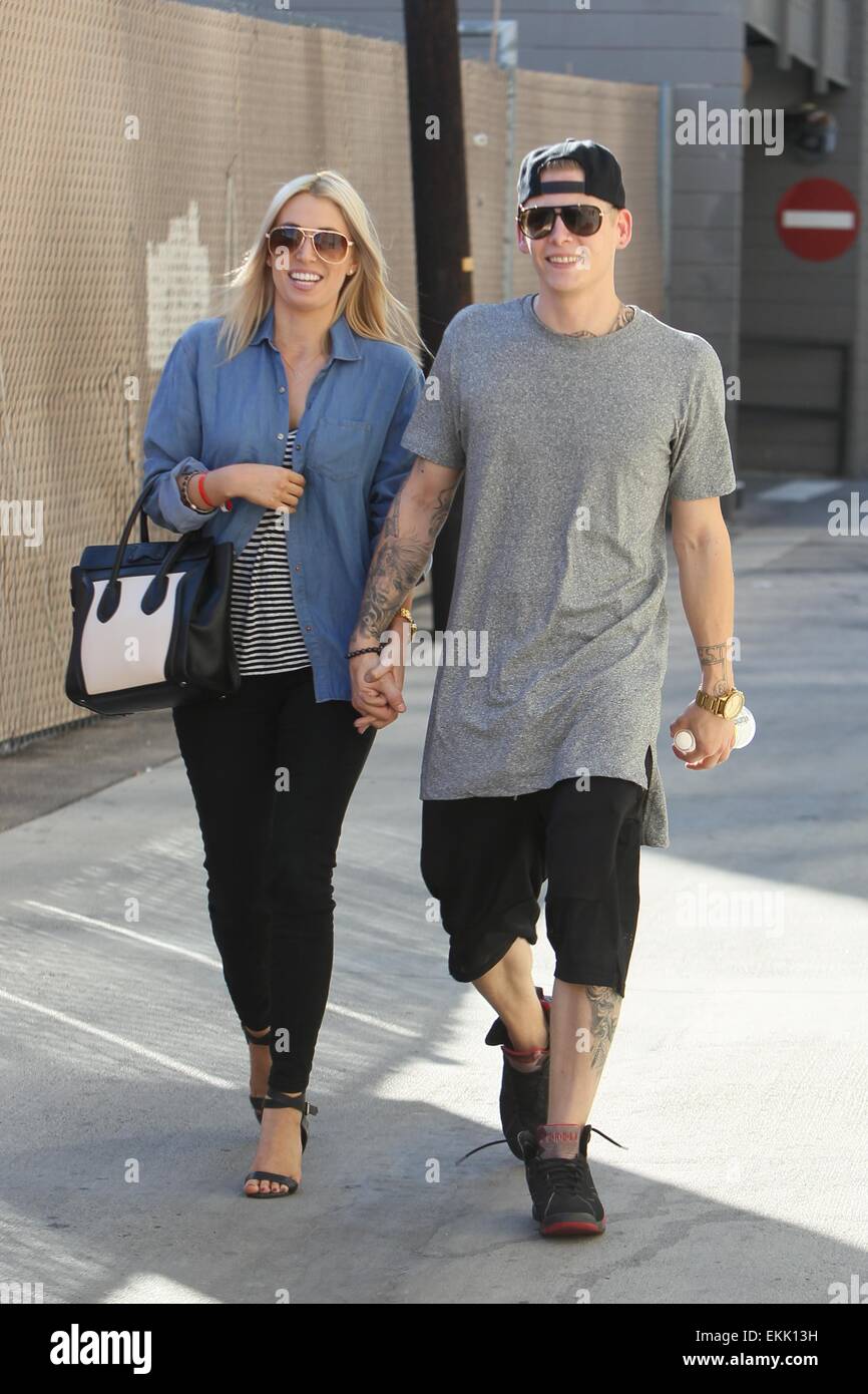 Members of British pop band Rixton at the El Capitan Theatre in ...