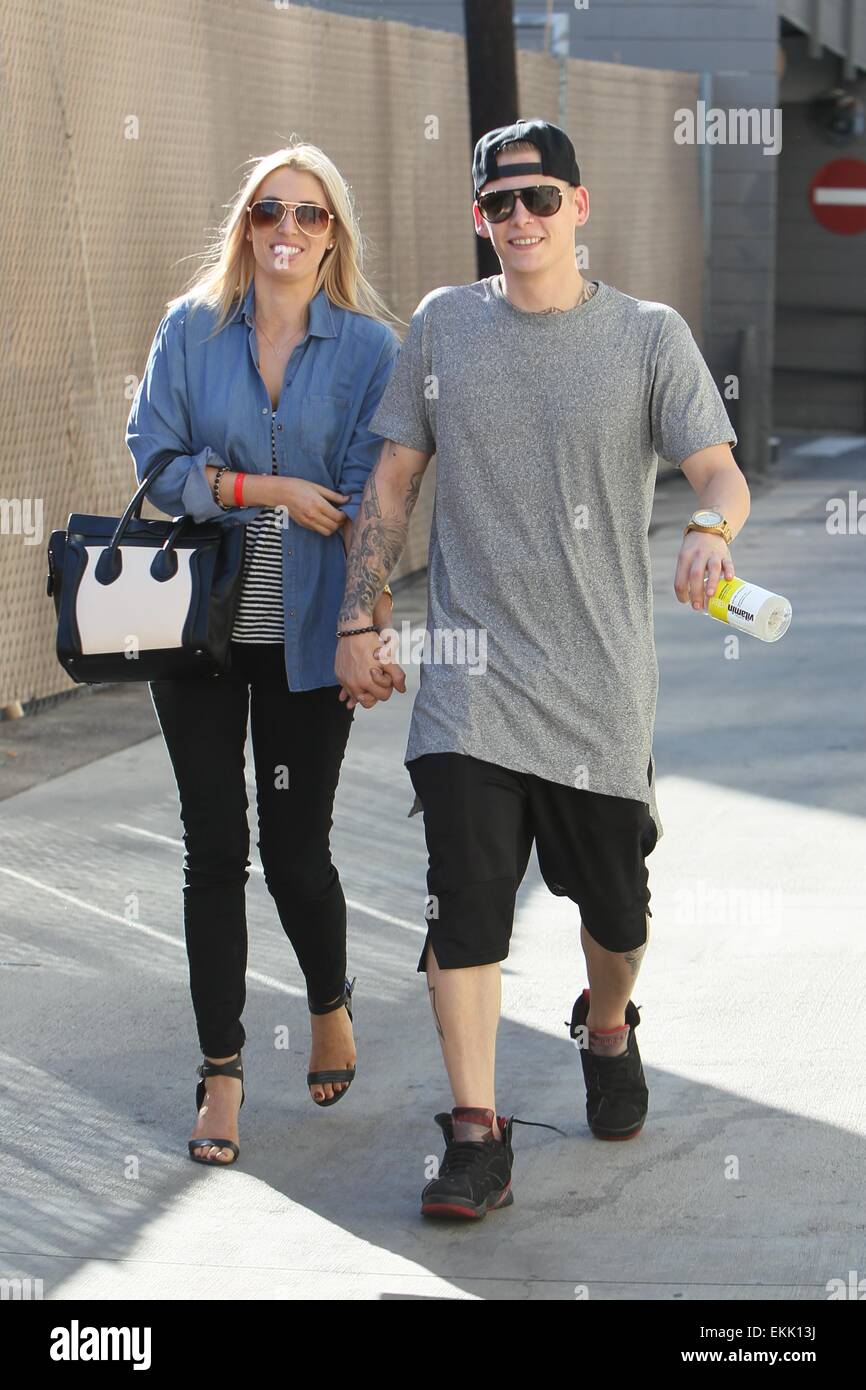Members of British pop band Rixton at the El Capitan Theatre in ...
