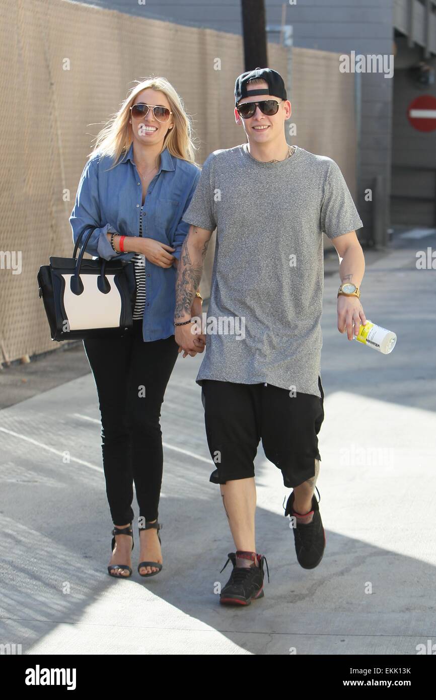 Members of British pop band Rixton at the El Capitan Theatre in ...