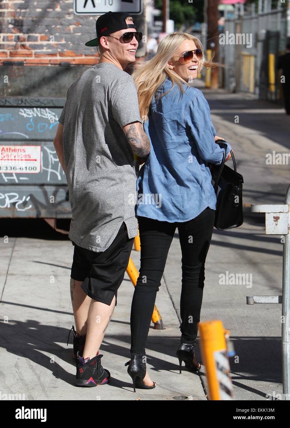 Members of British pop band Rixton at the El Capitan Theatre in ...