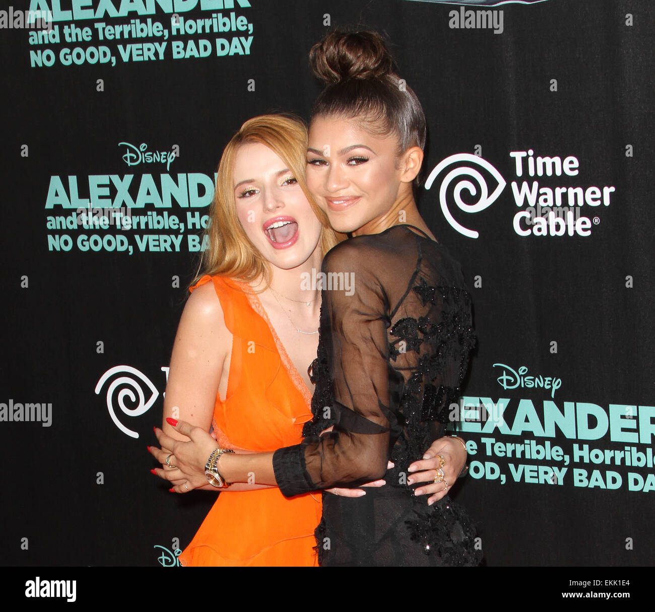 Bella thorne zendaya alexander and the terrible hi-res stock ...