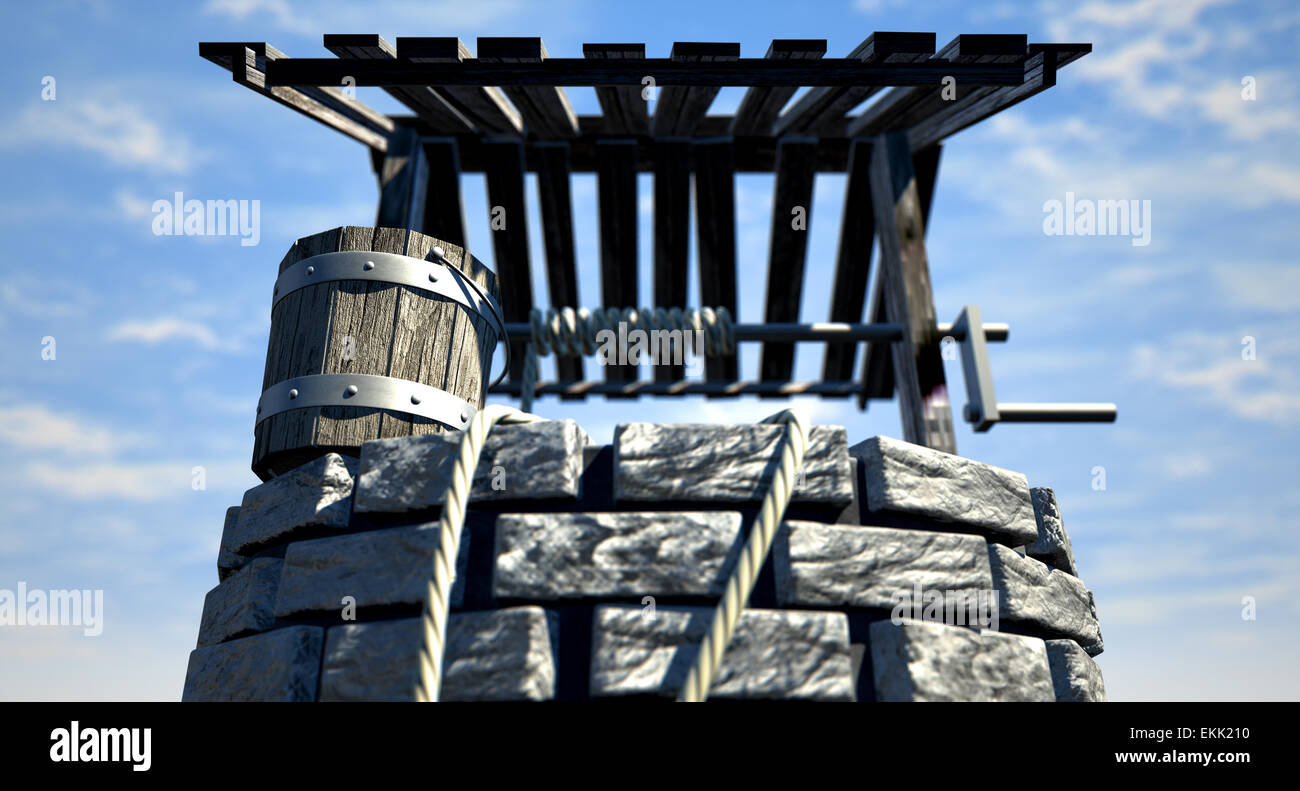 Brick water well hi-res stock photography and images - Alamy