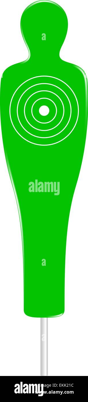 Green and white human target Stock Vector Image & Art - Alamy