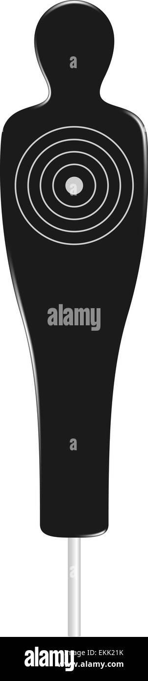 Black and white human target Stock Vector Image & Art - Alamy