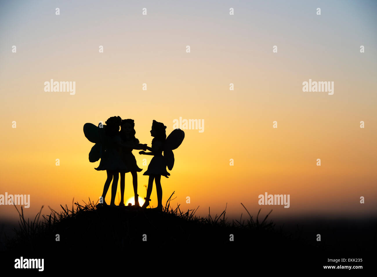 Fairy silhouette hi-res stock photography and images - Alamy
