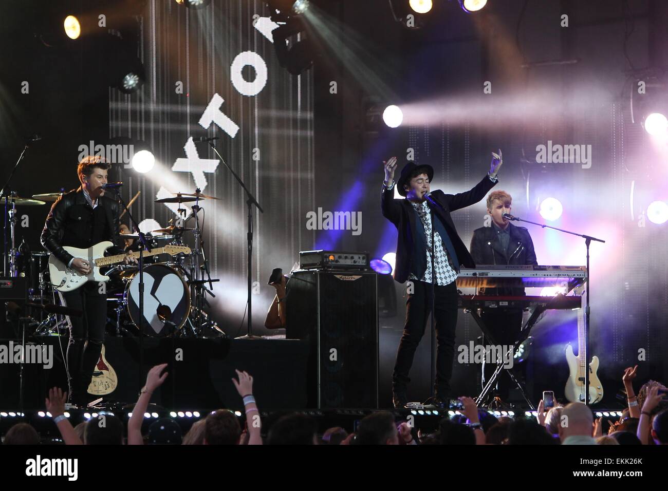 British Pop Band Rixton Perform On Jimmy Kimmel Live Featuring Jake