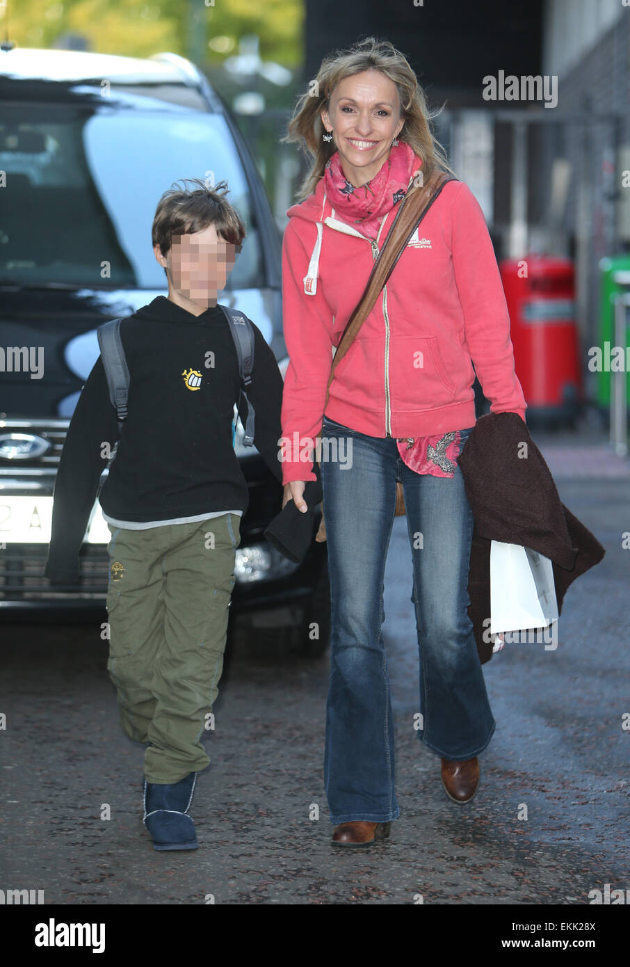 Michaela Strachan outside ITV Studios Featuring: Michaela Strachan ...