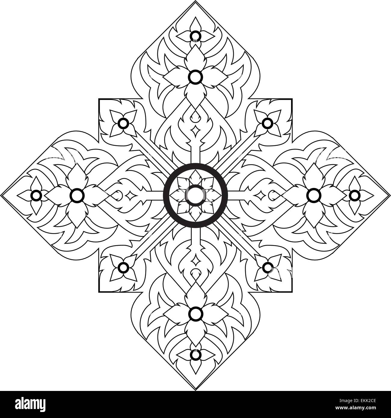 Thai basic pattern Stock Vector Image & Art - Alamy