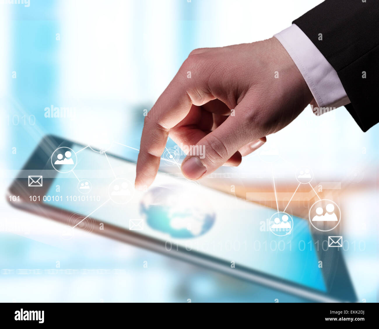 Modern communications concept hi-res stock photography and images - Alamy