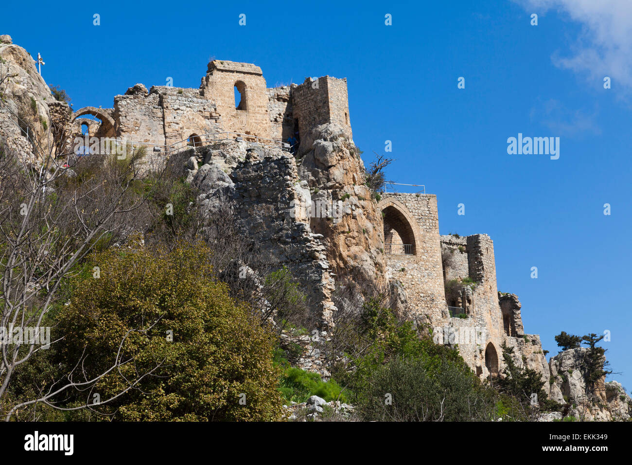 St. Hilarion castle, North-Cyprus Stock Photo - Alamy