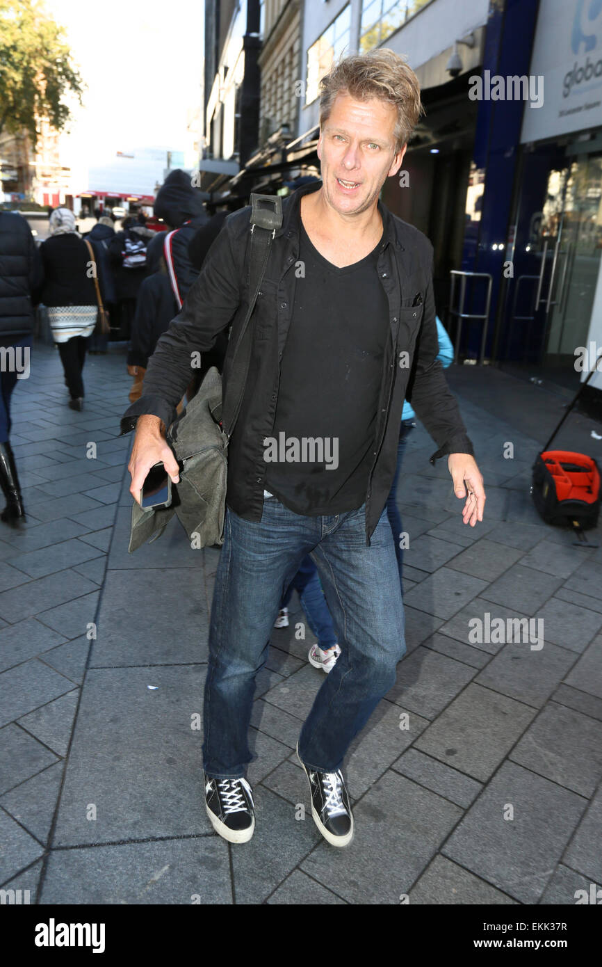 Celebrities outside the Capital Radio studios Featuring: Andrew Castle ...