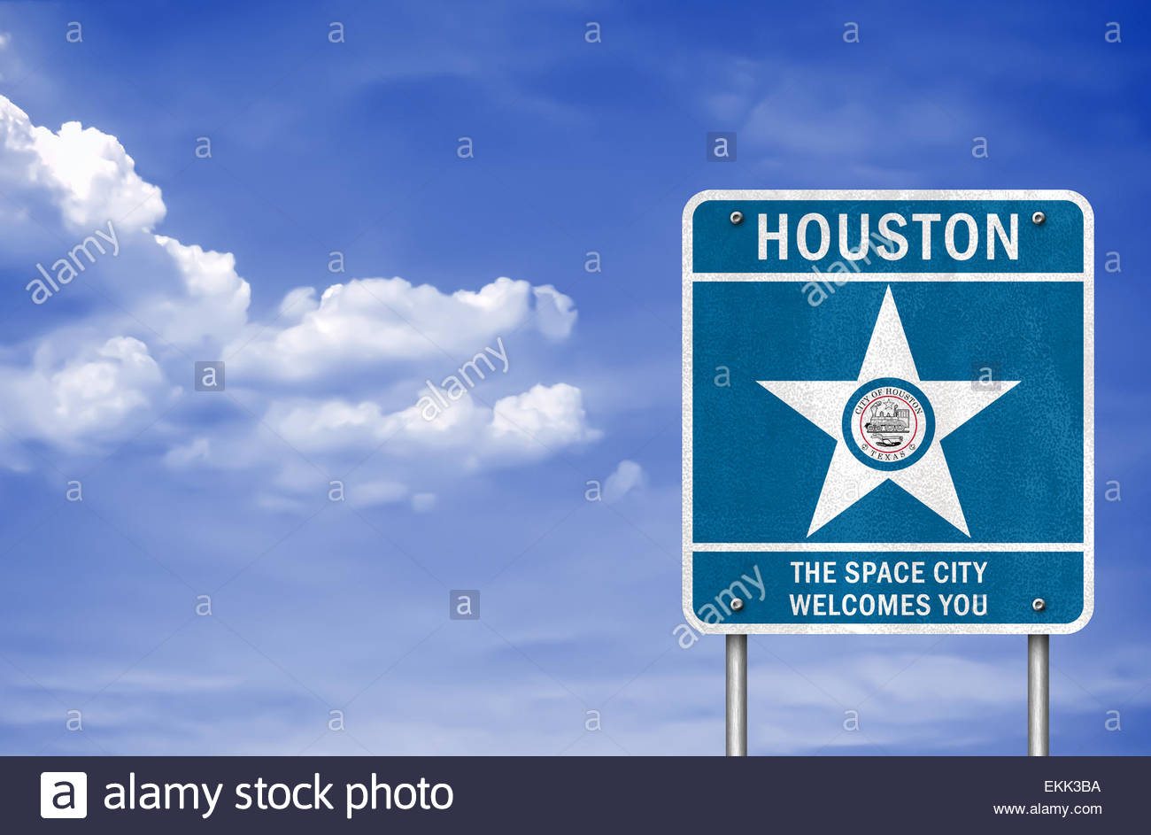 Houston Texas Road Sign Stock Photos & Houston Texas Road Sign Stock ...